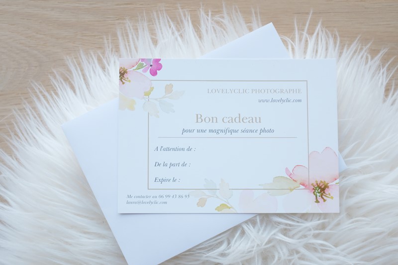 Bon cadeau shooting photo - Yvelines 78
